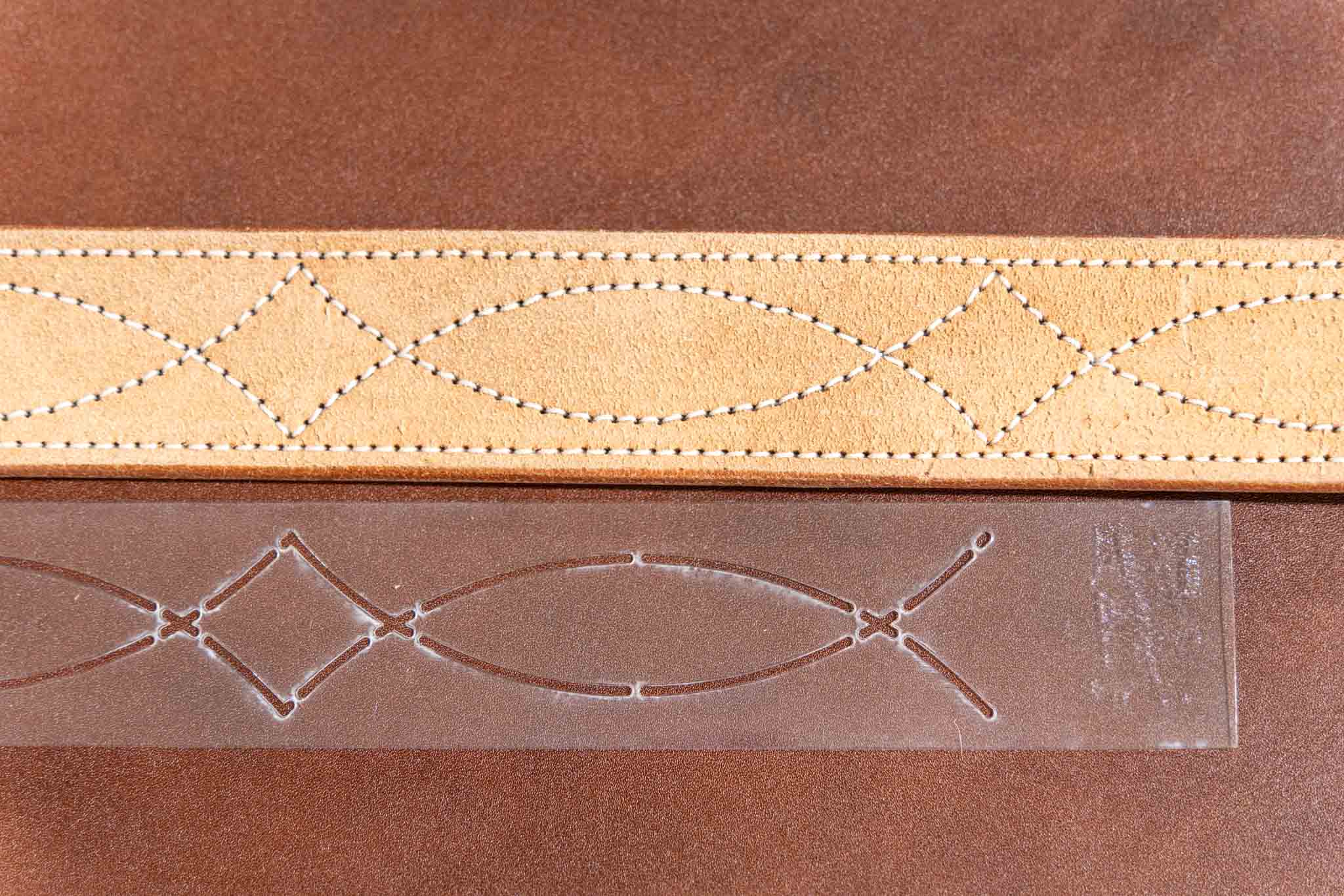 Gun Belt Stitch Pattern – Alden Leather Supply LLC